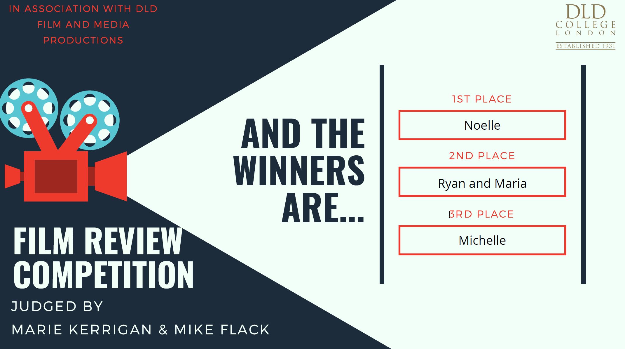 Winning Film Review Entry | DLD College London