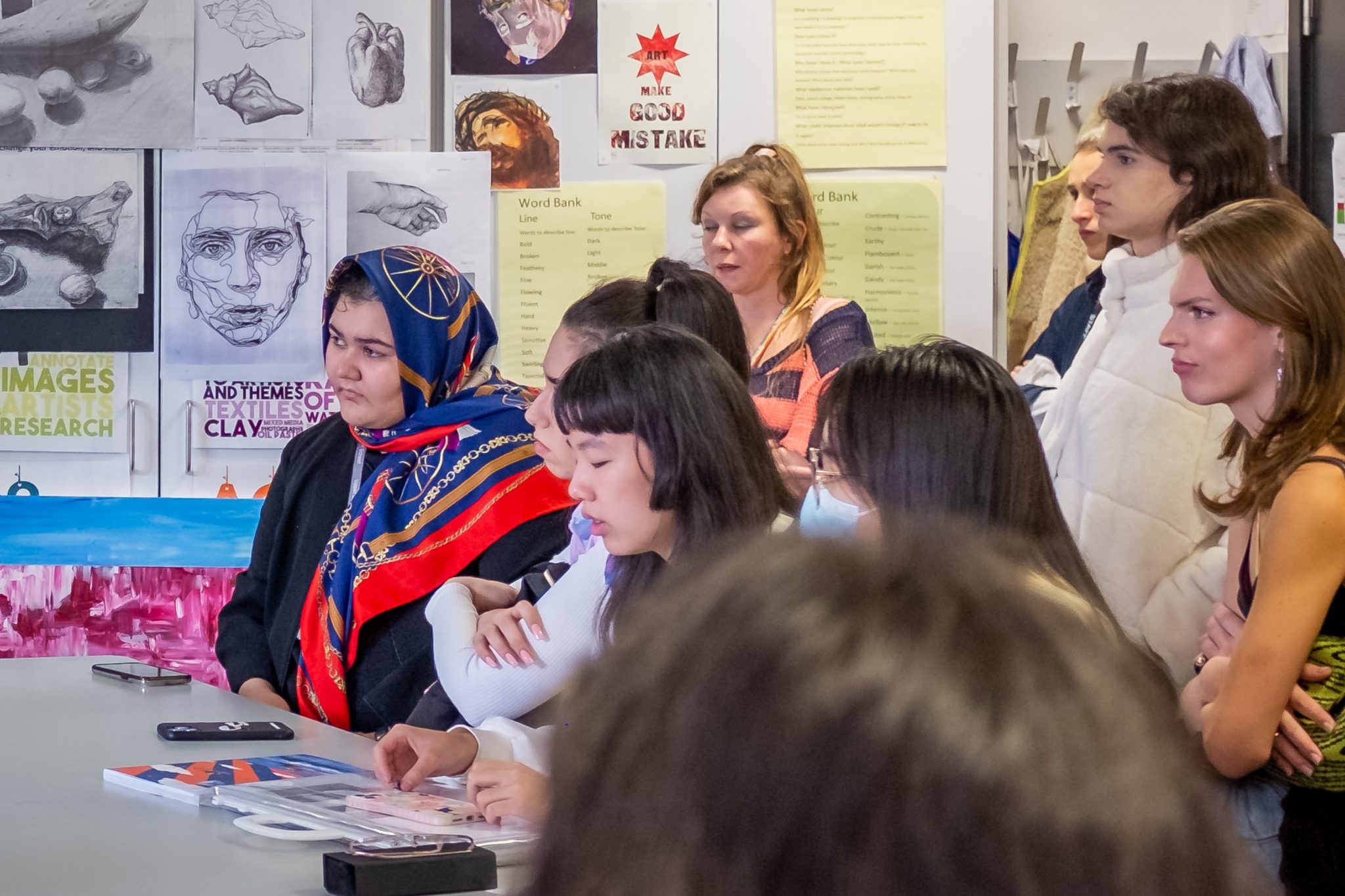 SCAD University visit DLD’s Art & Design Department | DLD College London